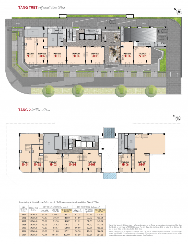 Floor plan - Phu My Hung The Aurora